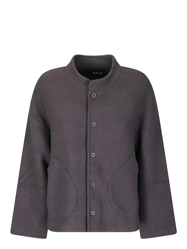 Labo.art Ficus Collarless Button Jacket - Black