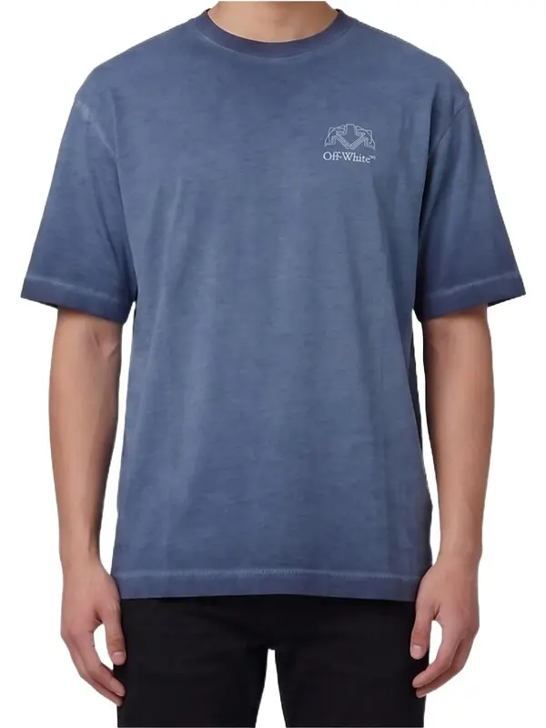 Off-White Offline Half Arrow Skate T-shirt - Blue