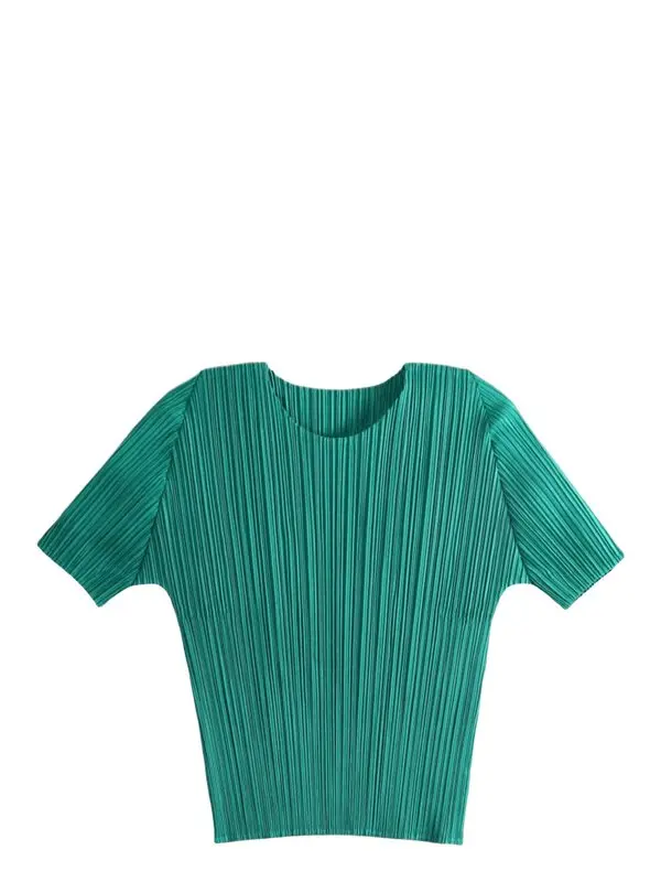 Issey Miyake Short-sleeve Crew Neck T-shirt - Green