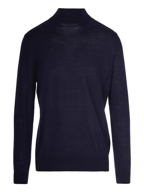 BALLANTYNE Fine-knit Roll-neck Jumper - Black