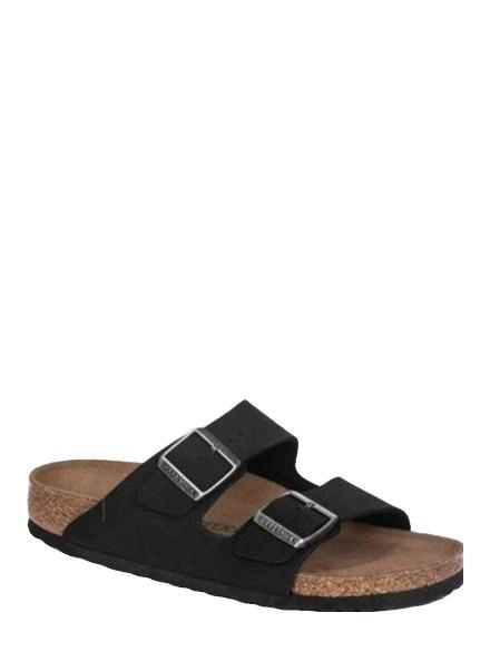 BIRKENSTOCK Arizona Wire Buckle Slip-on Sandals - Black