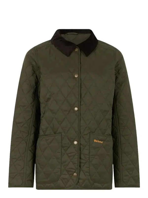 Barbour Annandale Quilted Corduroy-collar Jacket - Green
