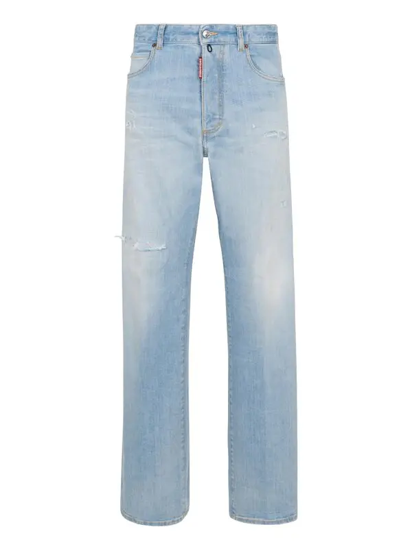 Dsquared2 Super Bleached Stretch San Diego Jeans - Blue