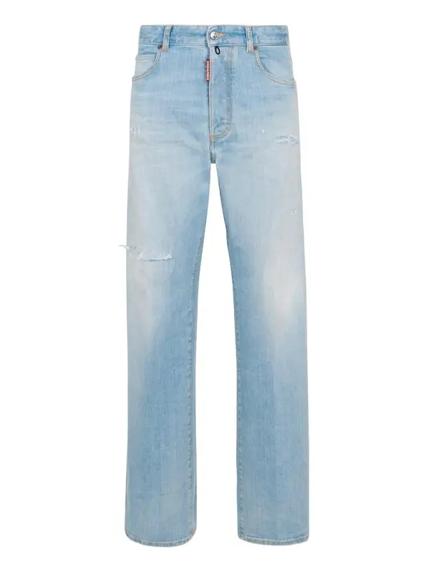 Dsquared2 Super Bleached Stretch San Diego Jeans - Blue