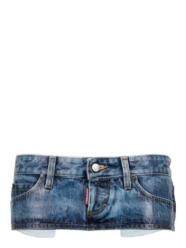 Dsquared2 Denim Mini Skirt - Blue