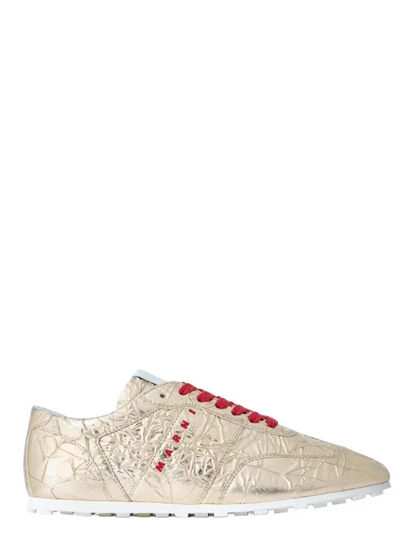 Marni Logo Sports Sneakers - Gold