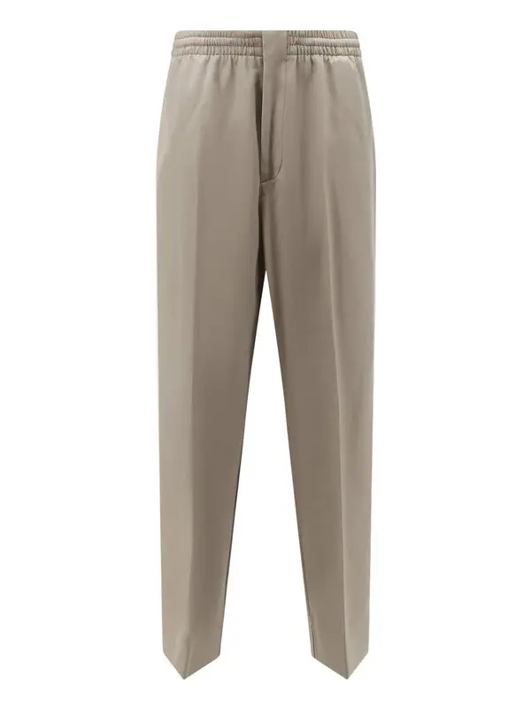Bottega Veneta Light Wool Drawstring Trousers - Multicolor