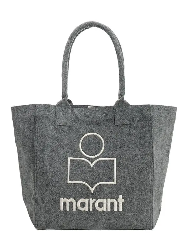 Isabel Marant Étoile Yankee" Cotton Canvas Tote - Black