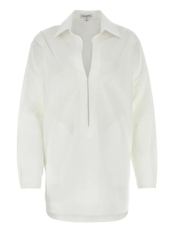 Alaïa Cotton Shirt Dress - Multicolor