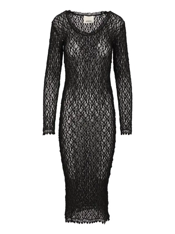 Isabel Marant Étoile Belsane-gb Openwork Lace Dress - Black
