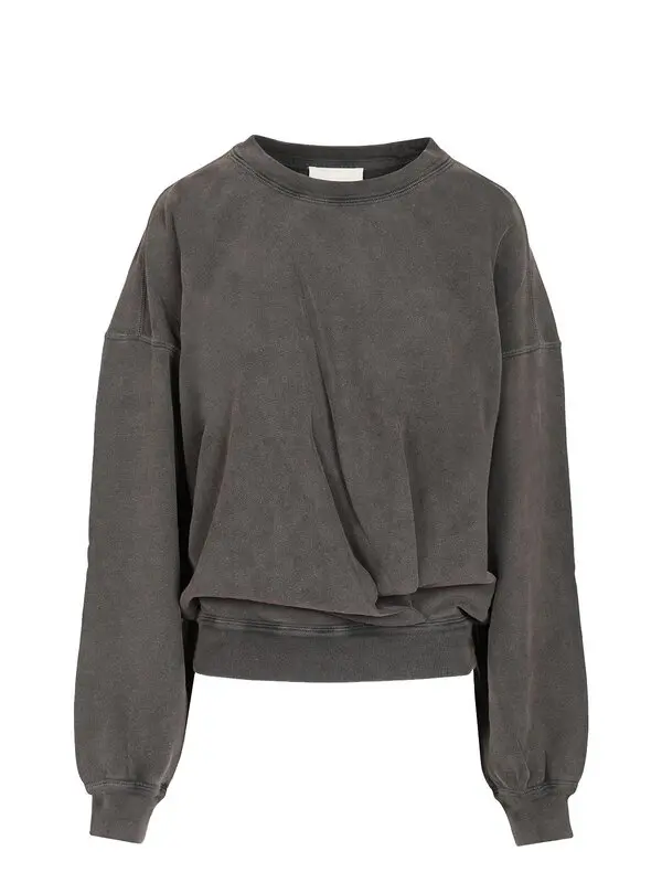 Isabel Marant Étoile Draped Sweatshirt - Black