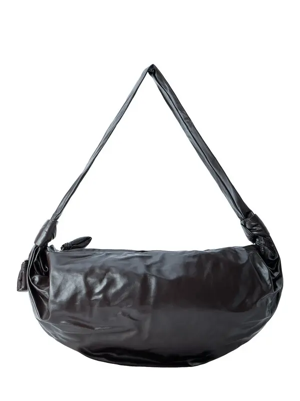 LEMAIRE Large Soft Croissant Shoulder Bag - Brown