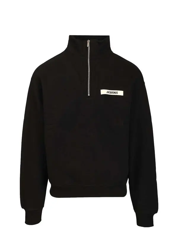 Jacquemus Gros Grain Sweatshirt - Black
