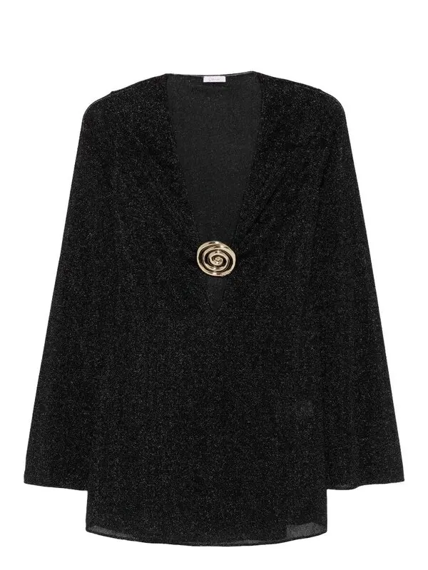 Oseree Lumière Spira Kaftan - Black