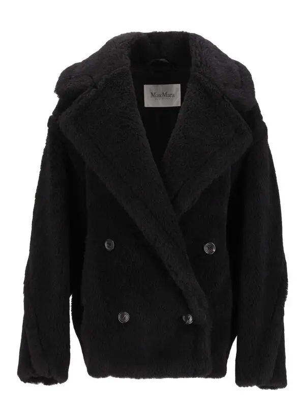 Max Mara Short Teddy Jacket - Black