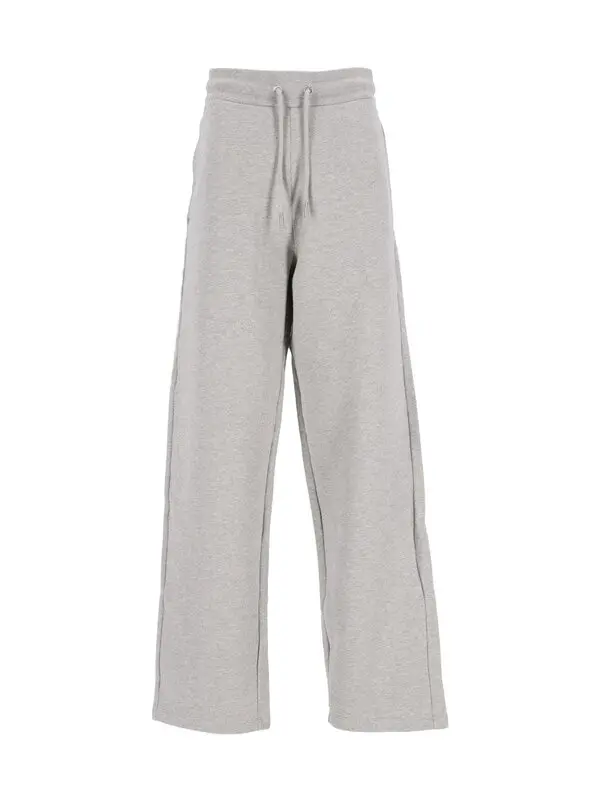 AMI Paris Cotton Tracksuit Pants - Gray