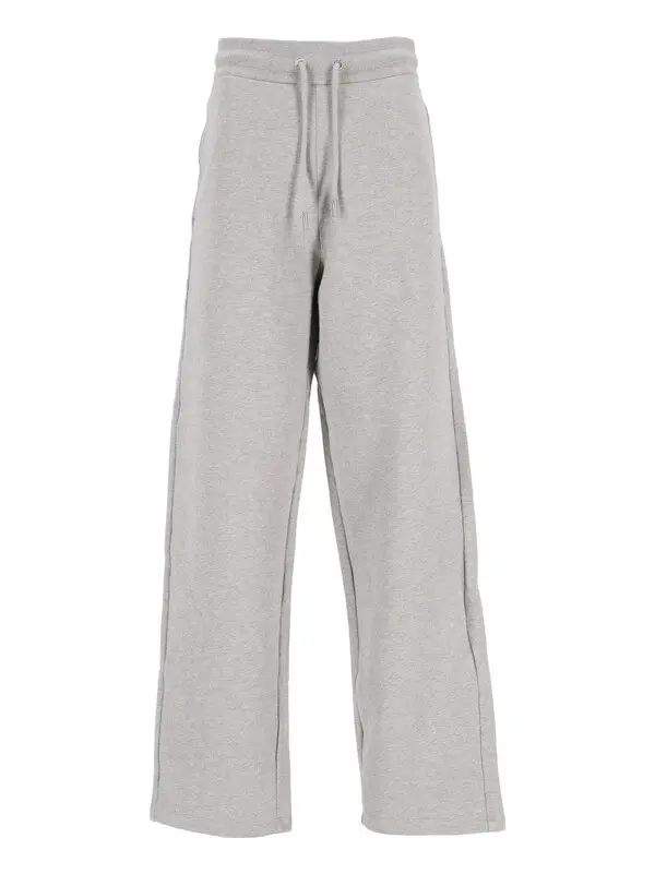 AMI Paris Cotton Tracksuit Pants - Gray