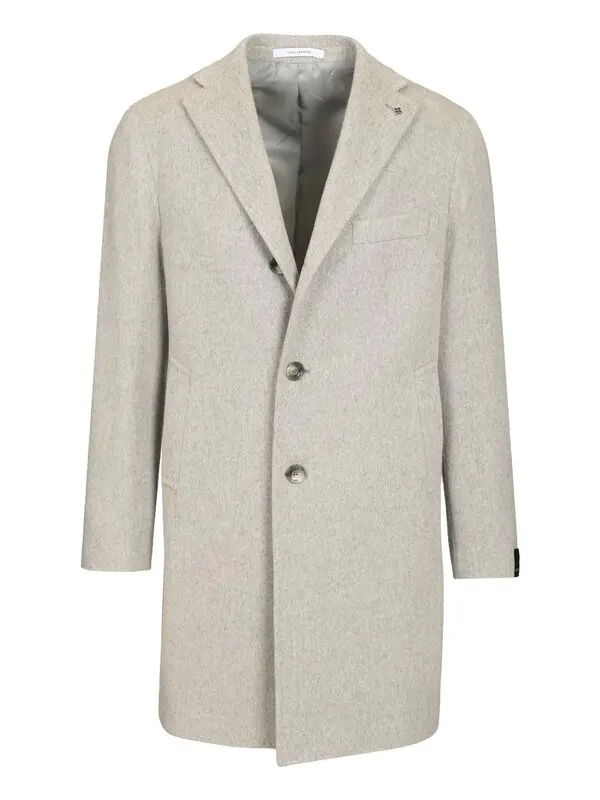 Tagliatore Bruce" Wool And Cashmere Coat - Gray