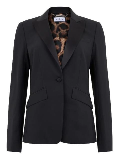 Philipp Plein Single-breasted Skull Blazer - Black
