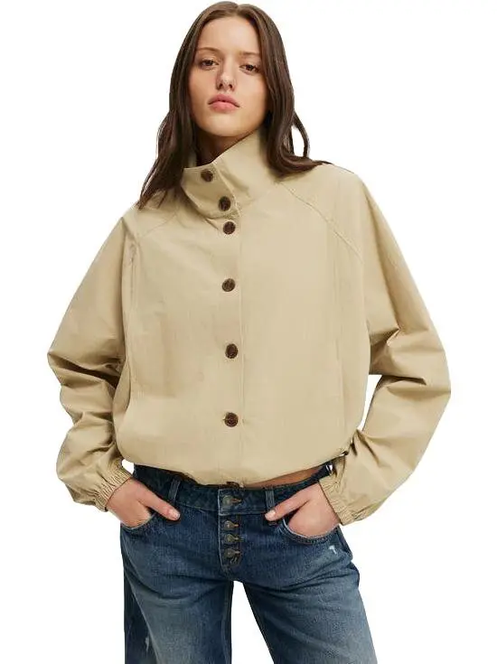 COTTON ON Arlen Spray Jacket - Sand