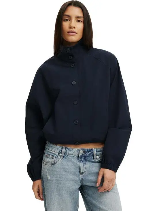 COTTON ON Arlen Spray Jacket - Shadow Navy