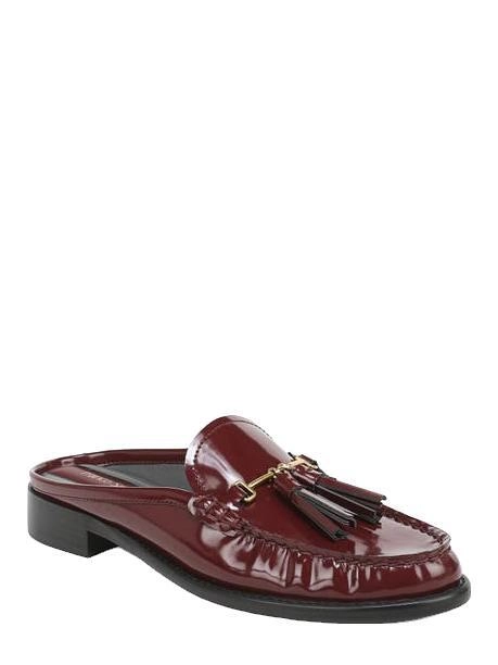 Franco Sarto Callen Tassel Loafer Mule - Red