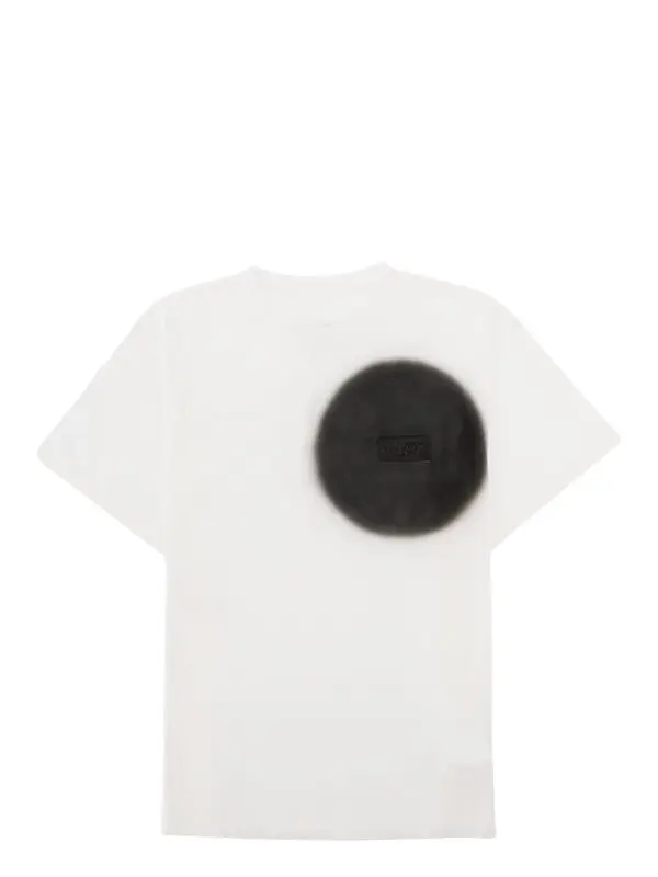 MAISON MARGIELA T-shirt Con Stampa Spray - White