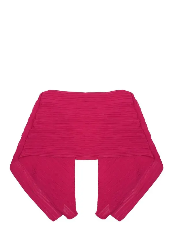 Issey Miyake Madame-t" Stola - Fuchsia