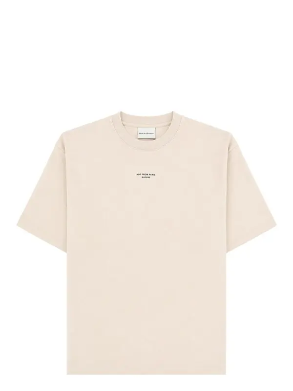 Drole De Monsieur T-shirt "slogan - Ivory