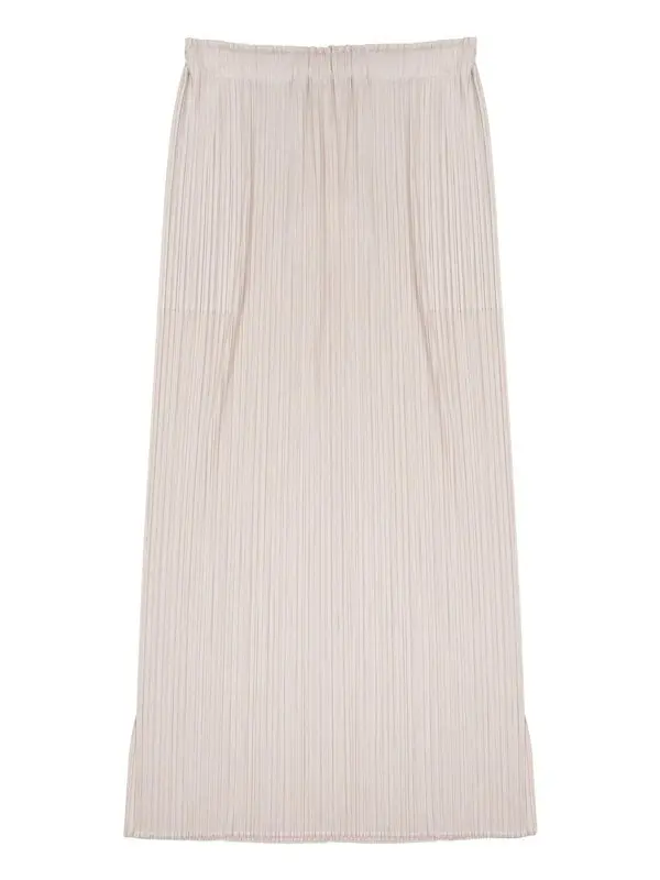Issey Miyake May Monthly Color Skirt - Beige