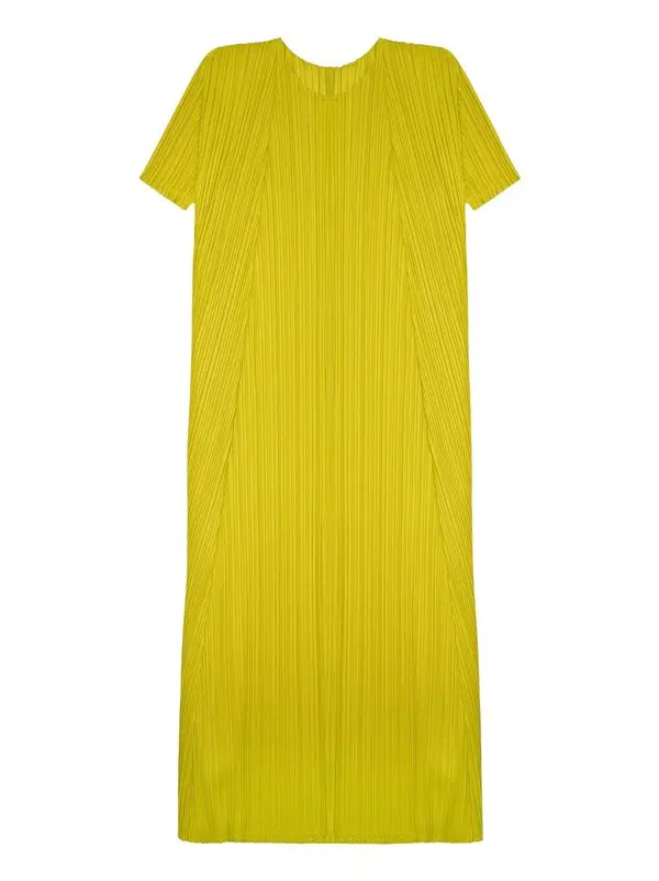 Issey Miyake Midi Dress - Green