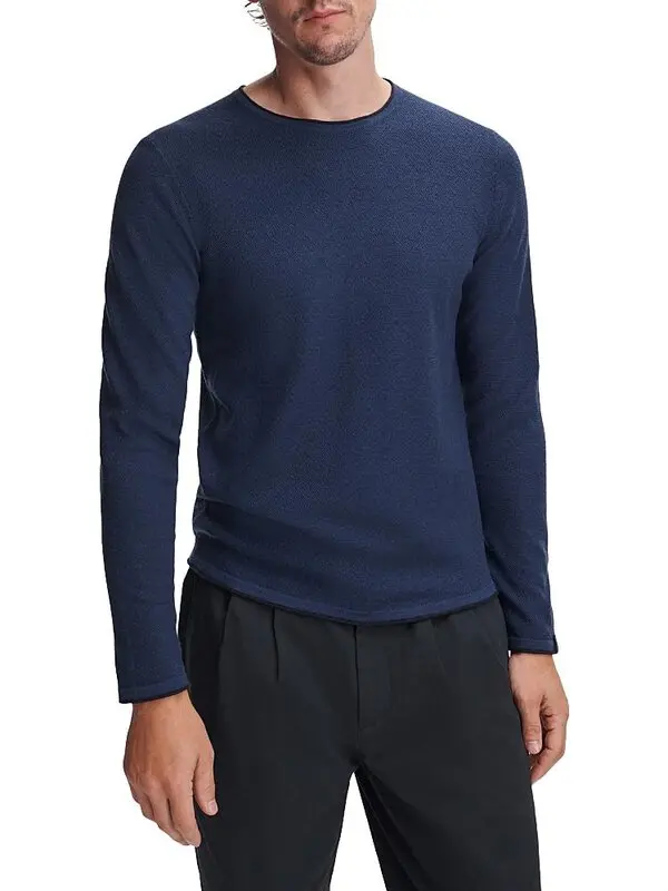 Rag & Bone Brooks Wool Crewneck Sweater - Navy