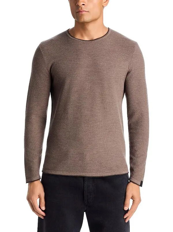 Rag & Bone Brooks Wool Crewneck Sweater - Tan