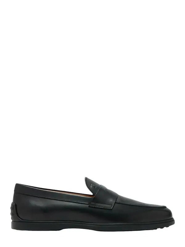 TOD`S Tod's Calf Leather Flat Shoes - Black