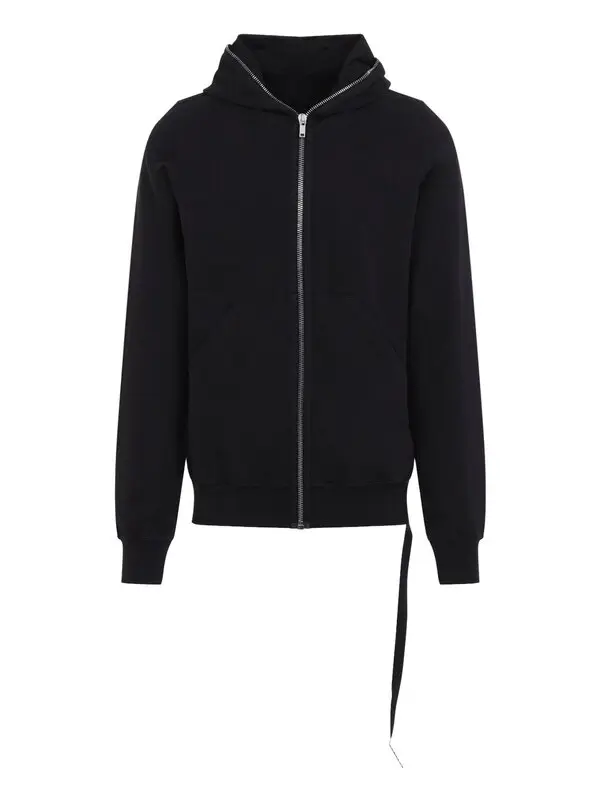 Rick Owens Cotton Gimp Hoodie - Black