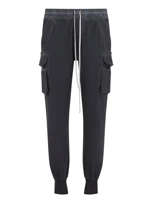 Rick Owens Mastodon Cut Regular Straight-leg Cotton Pants - Black