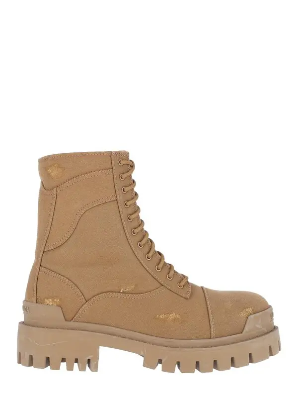Balenciaga Cotton Boots - Brown