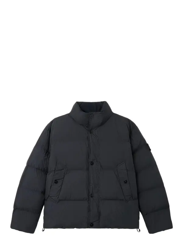 Stone Island Padded Stand-up Collar Jacket - Nero