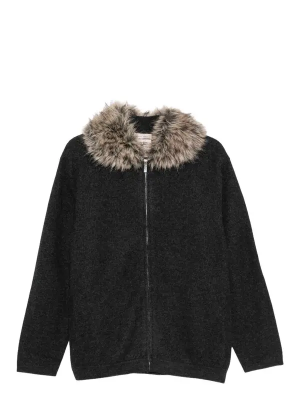 SEMICOUTURE Arabella Wool Cardigan - Grey