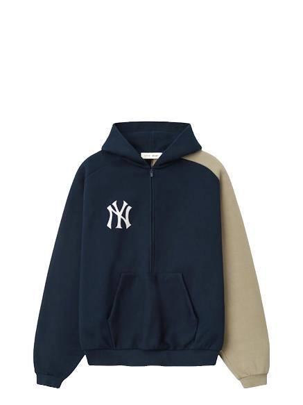 Fear Of God Raglan Half Zip Sport Hoodie - Multicolor