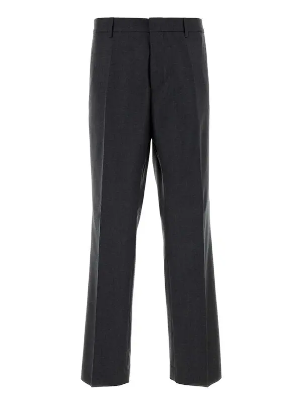 AMI Paris Wool Trousers - Gray