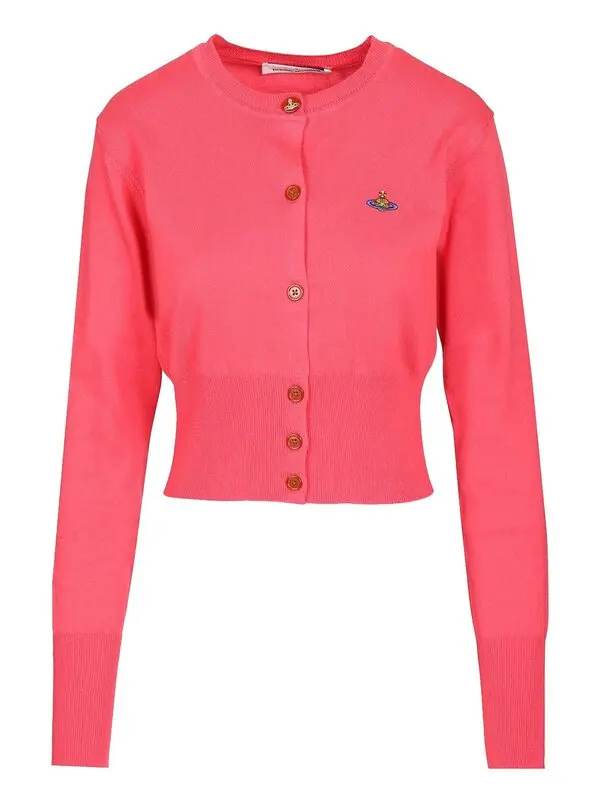 VIVIENNE WESTWOOD Bea Cropped Cardigan - Red