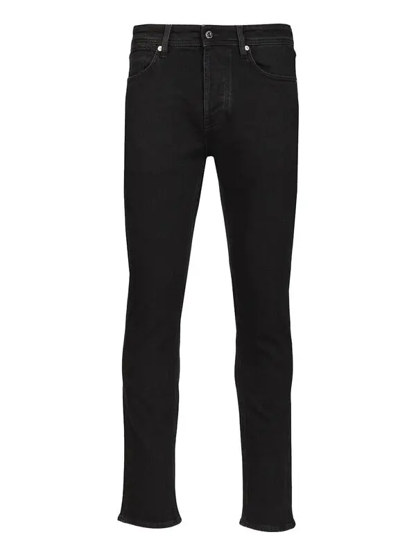 Stone Island Five-pocket Slim Fit Denim Jeans - Black