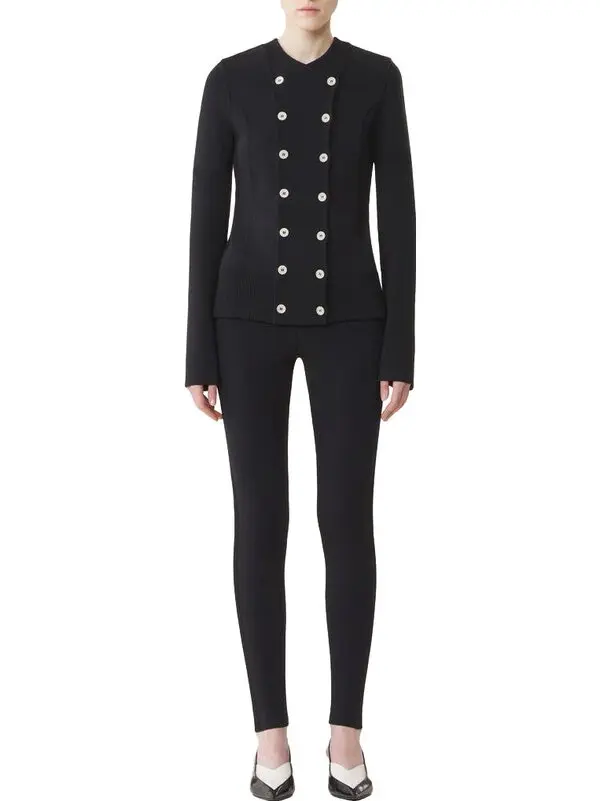 LANVIN Mesh Leggings - Black