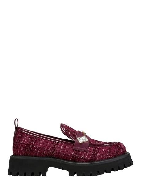 Karl Lagerfeld Paris Platform Loafer - Burgundy