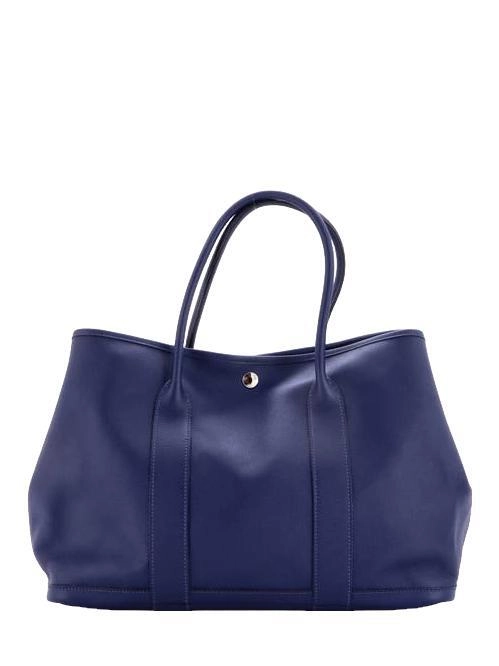 Hermès Garden Party Tote Leather 36 - Blue