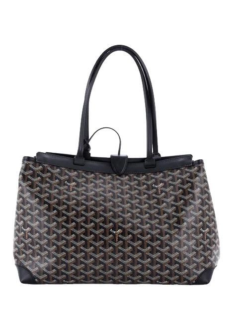 Goyard Bellechasse Bag Coated Canvas Pm - Black