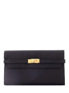Hermès Kelly Wallet Epsom Long - Black