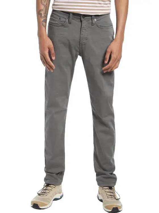 DUER Du/er No Sweat Mid-rise Tapered Leg Trousers - Gull