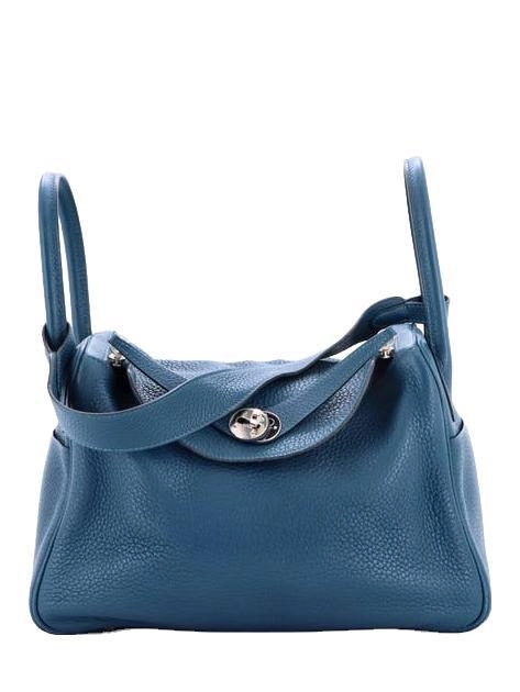 Hermès Lindy Bag Clemence 30 - Blue